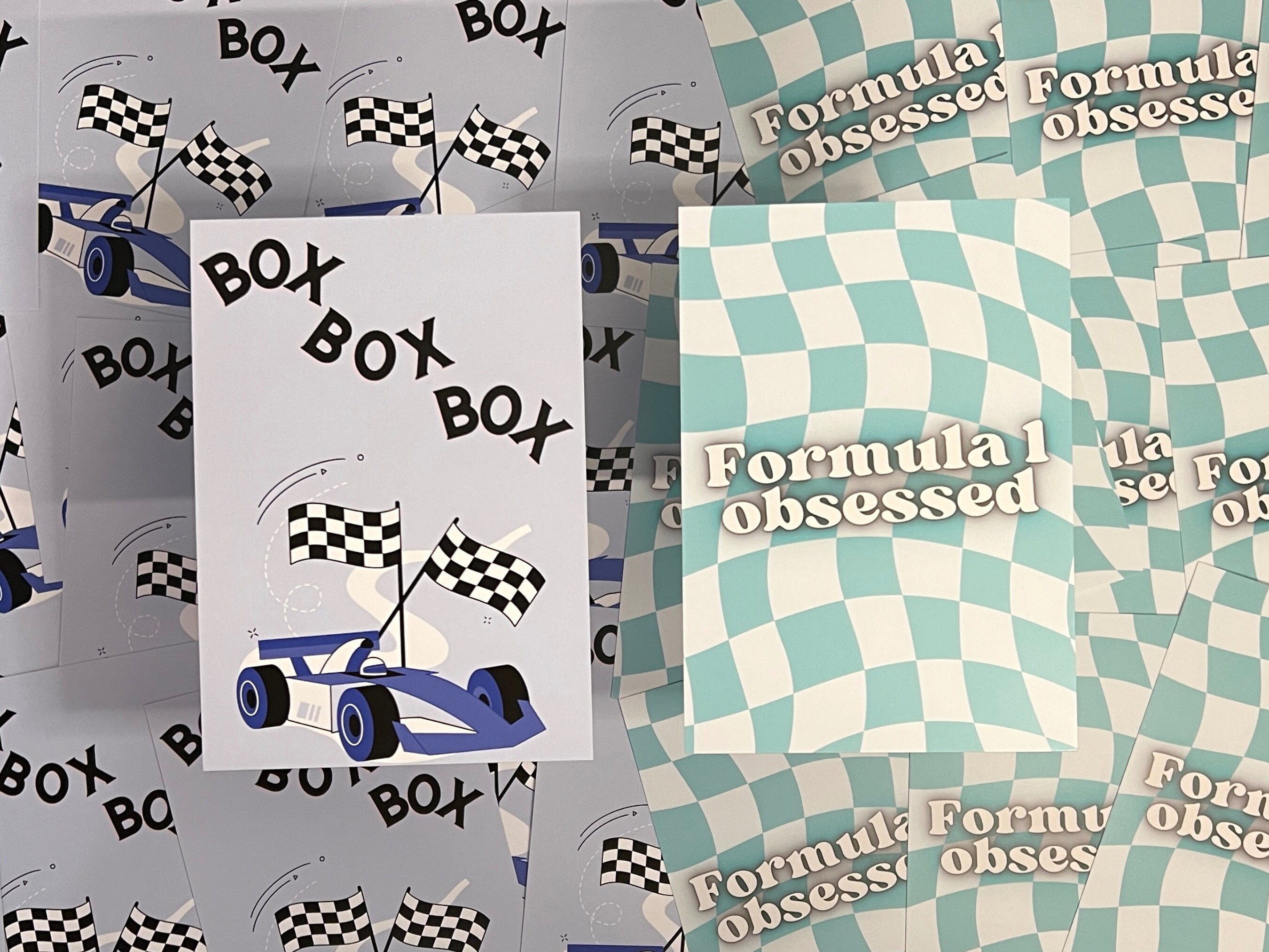 Formula 1 Poster Formula 1 Poster Card F1 Card A6 Box - Etsy