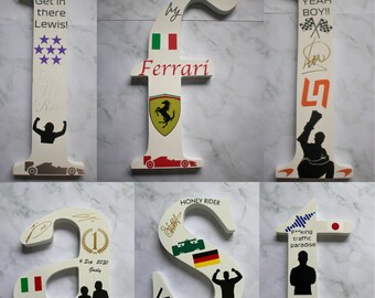 F1 Letter - Etsy