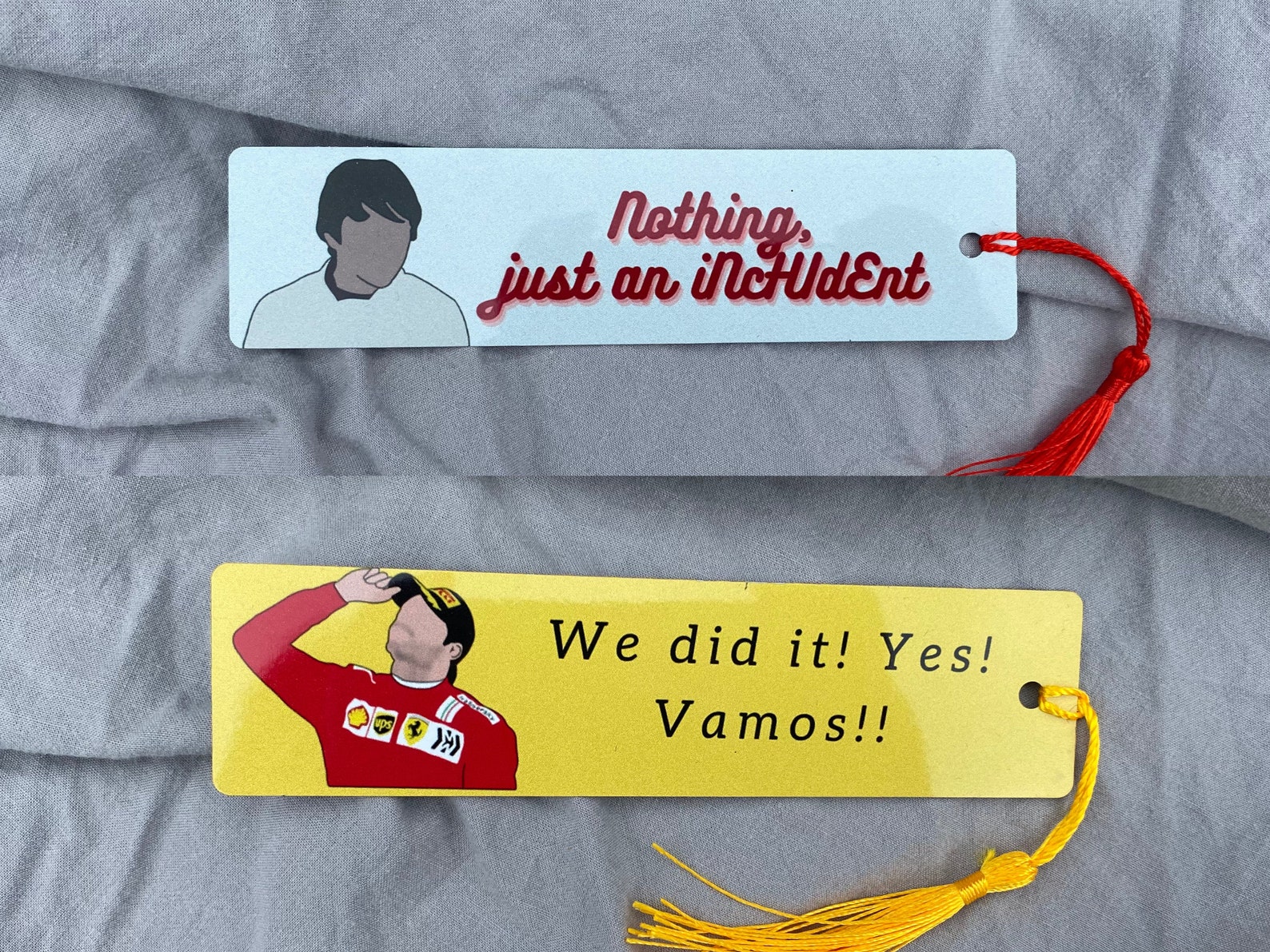 Formula 1 Bookmarks F1 Bookmark Formula 1 Driver Bookmark - Etsy UK