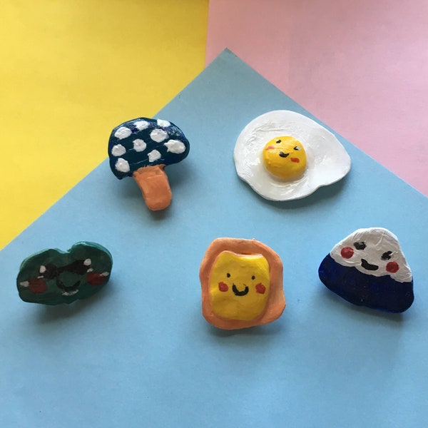 Polymer Clay Pins - Etsy