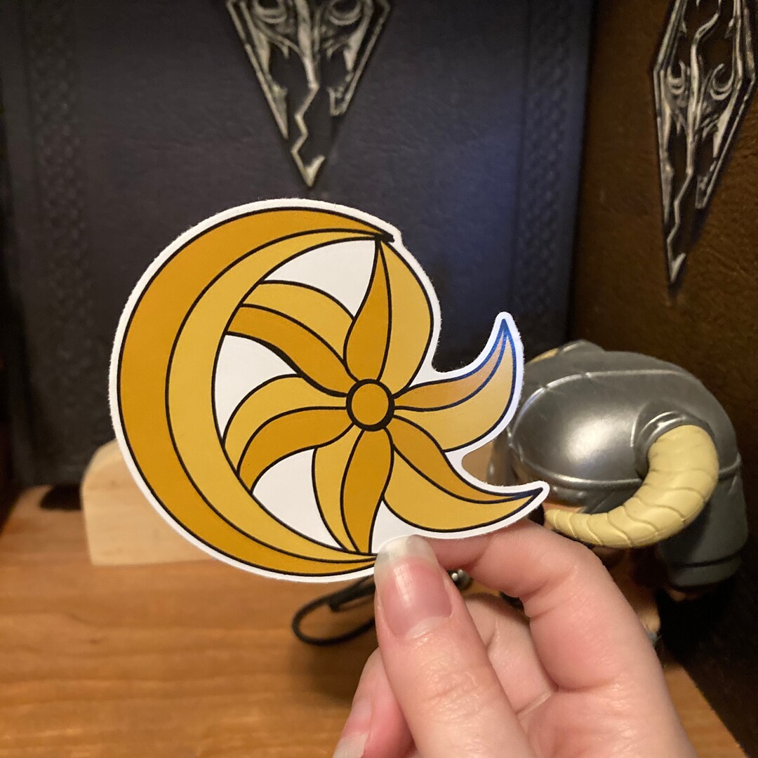 Moon & Star Sticker, Vinyl Video Game Stickers, Waterproof Vinyl ...