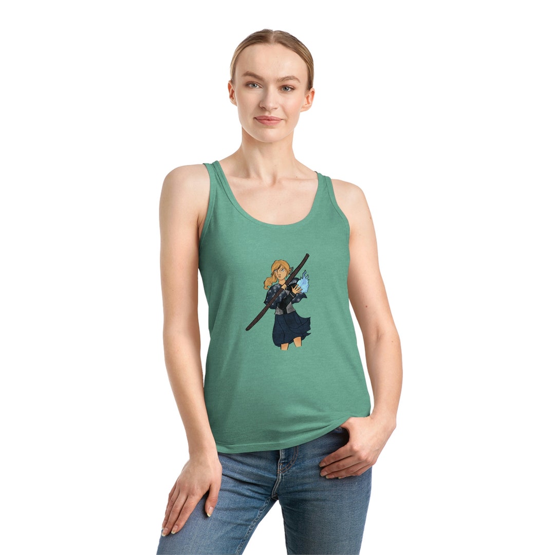 Sorceress Fantasy Tee Shirt, Nerdy Women's Dreamer Tank Top. Elf Artwork, Fairycore Tshirt, Dnd ...