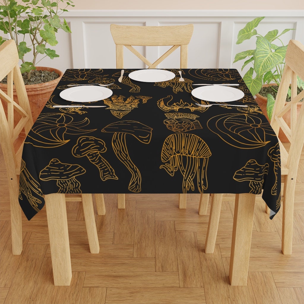 Morrowind Moon and Star Gold on Black Pattern Table Cloth Art - Etsy