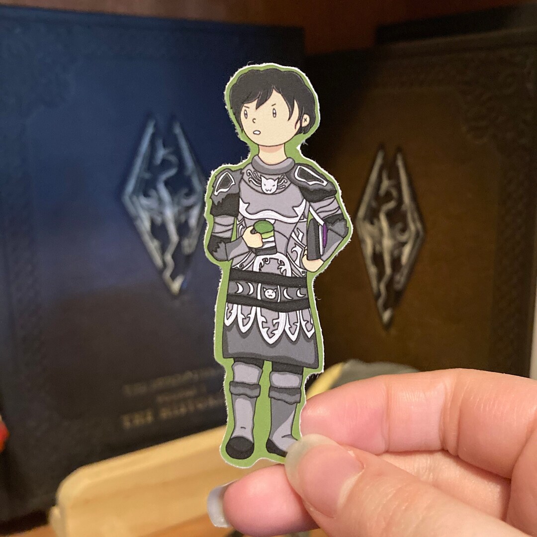 LAST CHANCE Aroace Vilkas Sky-rim-stickers, LGBTQ Vinyl Sticker, Gaming ...