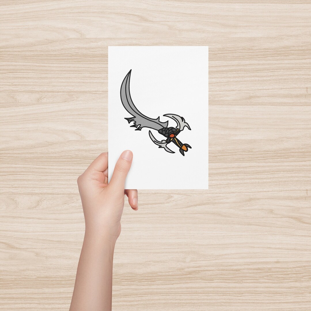 7 Piece Postcard Set: Enchanted Swords, Game Room Decor, Prop Sword ...