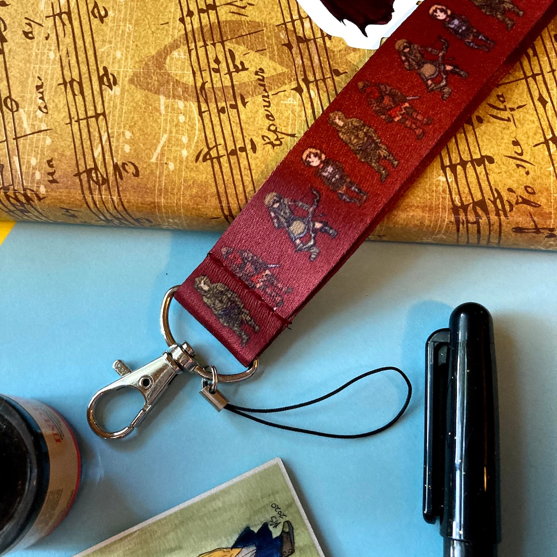 Fantasy Armors of the World Video Game Lanyard Gamer Pattern - Etsy