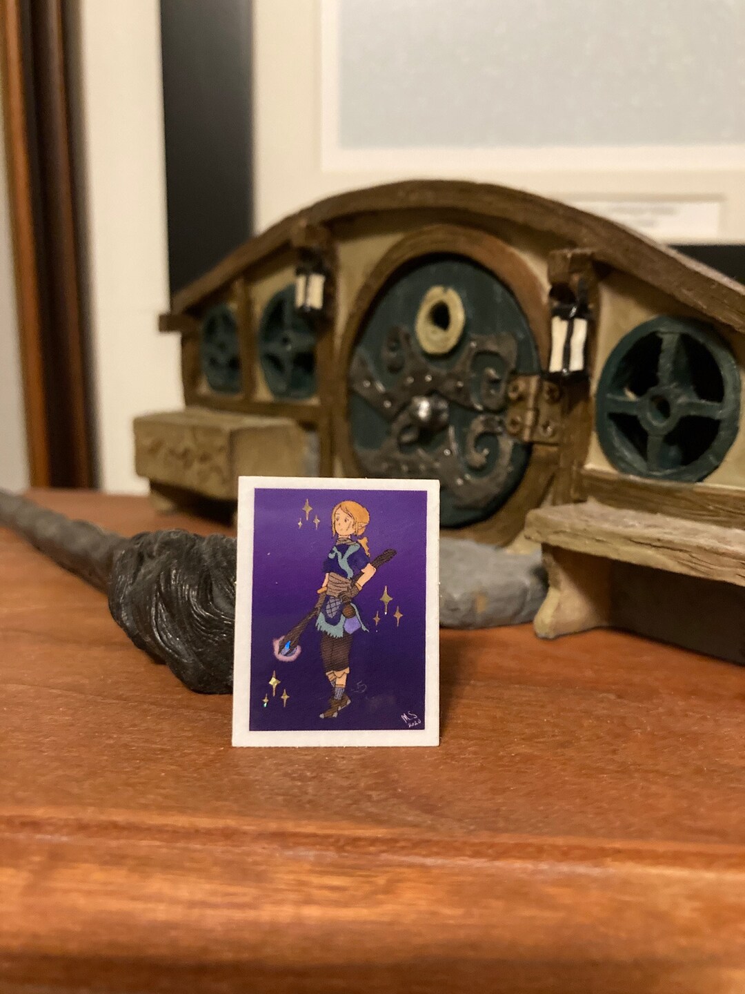 Elf Mage Mini Vinyl Glitter Sticker for Gamer, Video Game Sticker ...