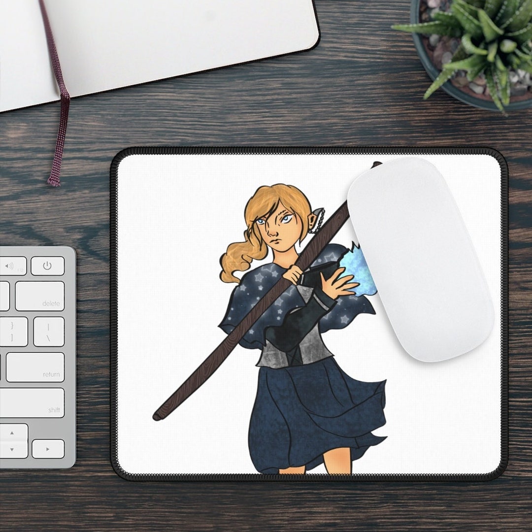 Elven Mage 9x7 Inch Mousemats, Sublimation Printed Gaming Mouse Pad ...