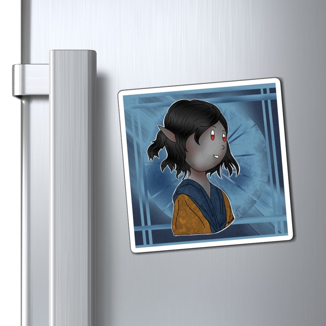 RPG Video Game Magnet Kawaii Fantasy Scrolls Master Wizard Half ...