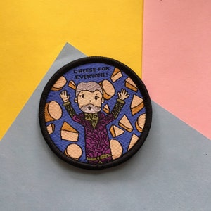 Woven 2 Inch God of Madness Embroidered Iron on Patch, Food Lover ...