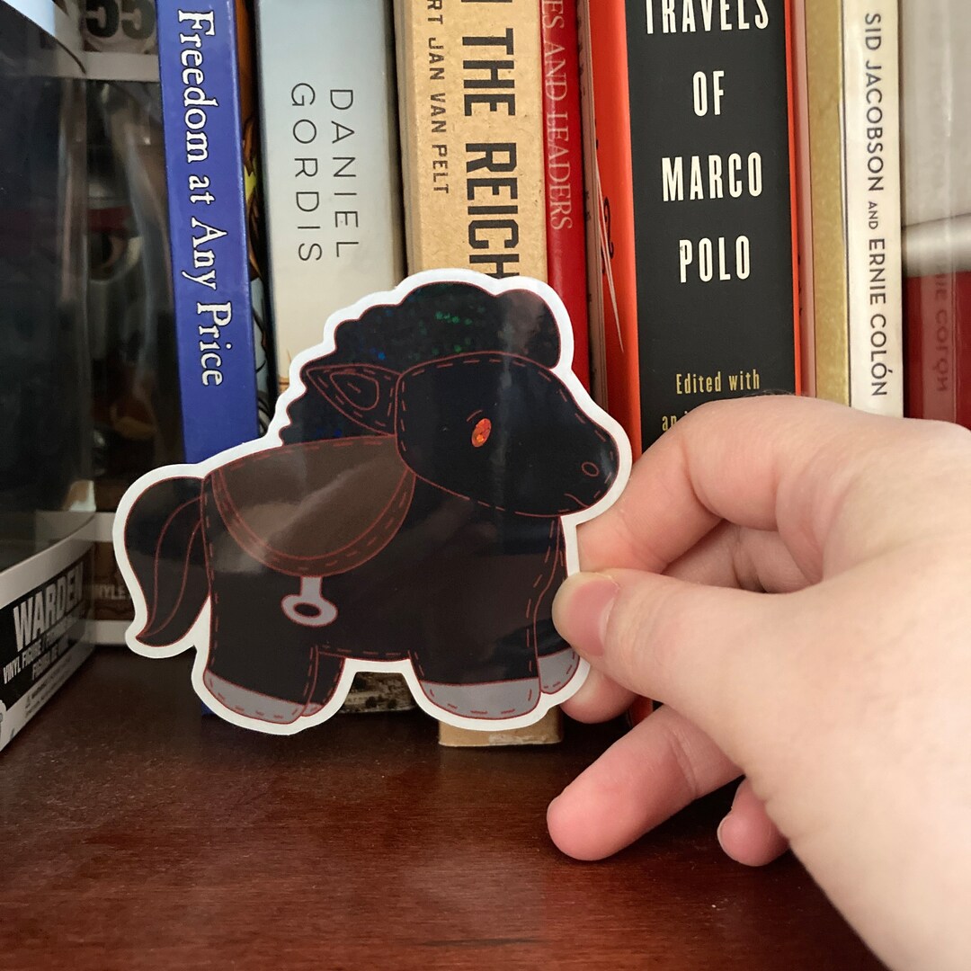 Shadow Horse Glitter Sticker, Oblivion Sticker, Waterproof Vinyl ...