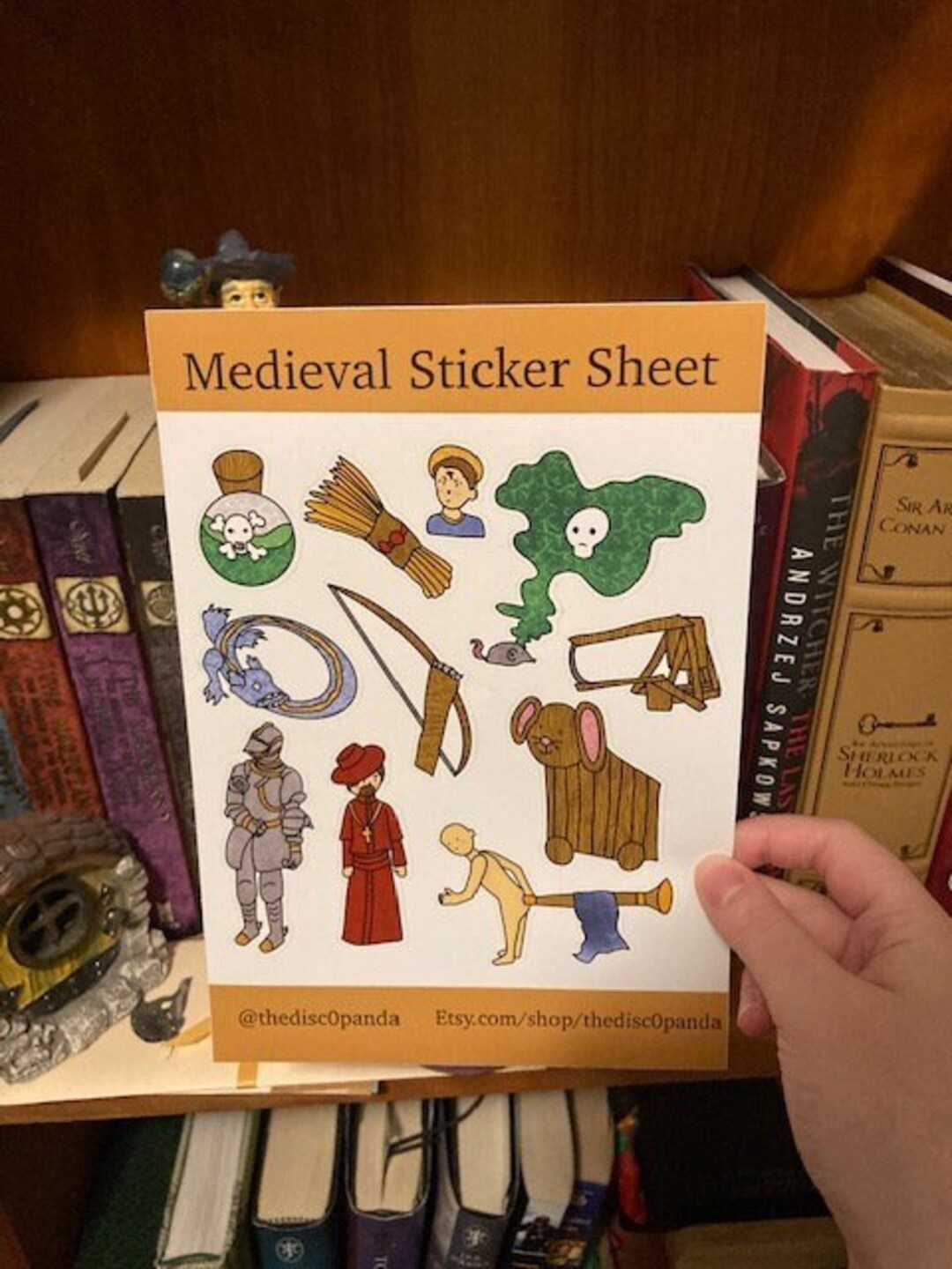 Medieval Sticker Sheet, Black Plauge, Vinyl Sticker Sheet, Medieval ...