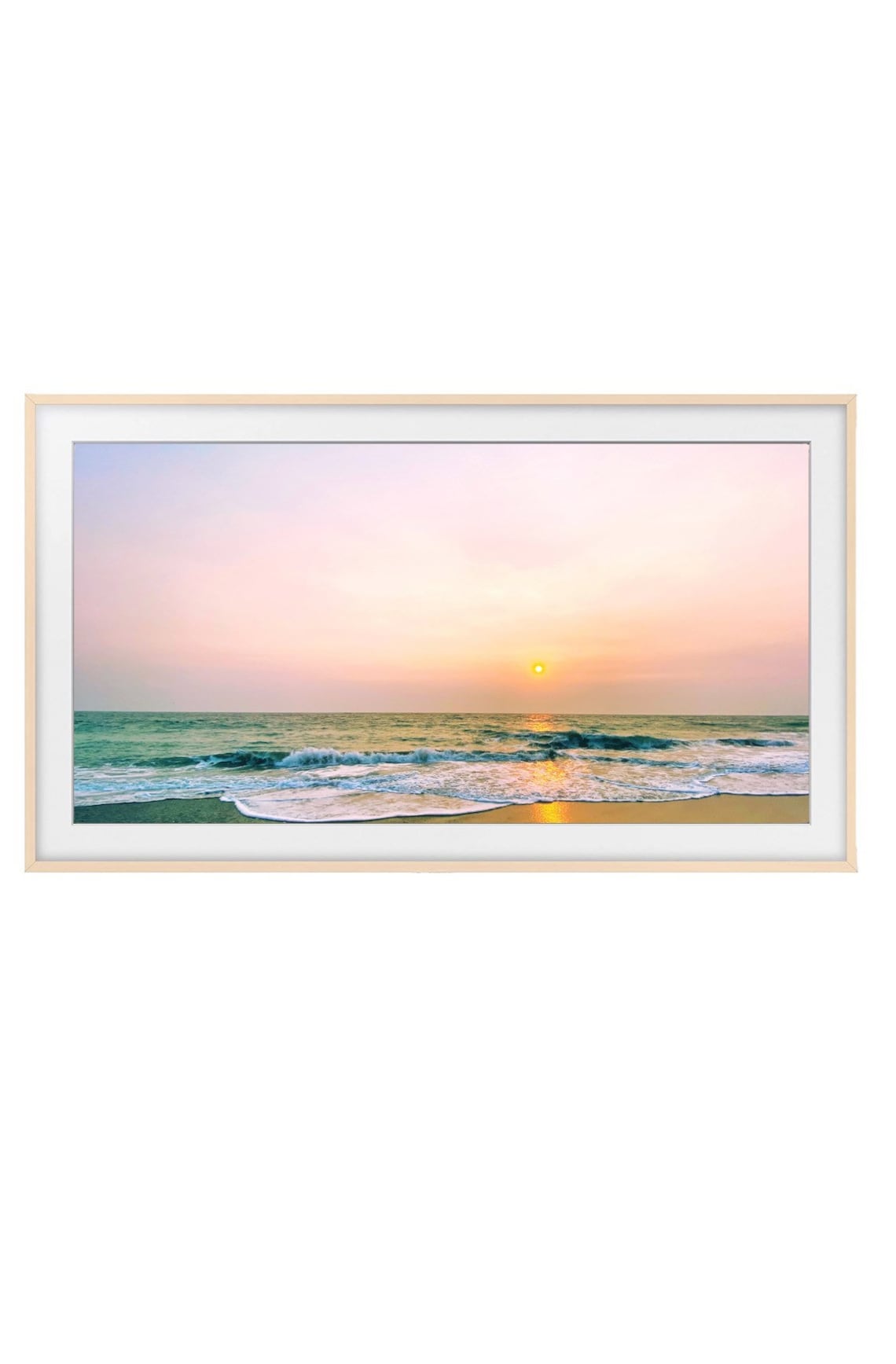 The Frame TV Art Beach Sunset , Samsung - Etsy