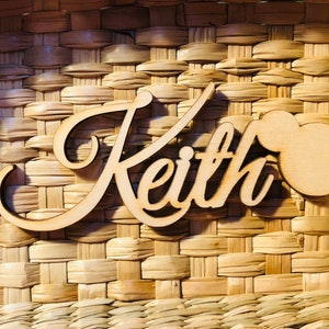 Place Cards With Mickey, Wedding Place Cards, Custom Laser-cut Names ...