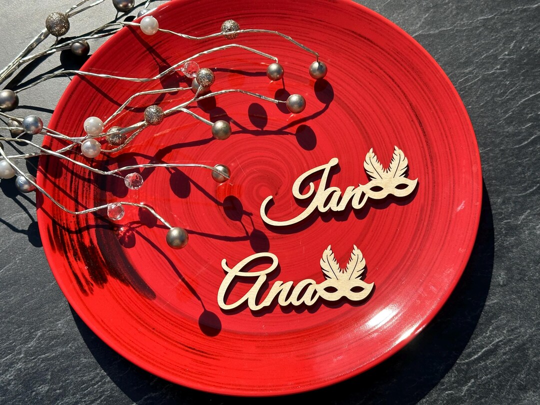 Place Cards With Masquerade Mask, Wedding Place Cards, Maskarade ...