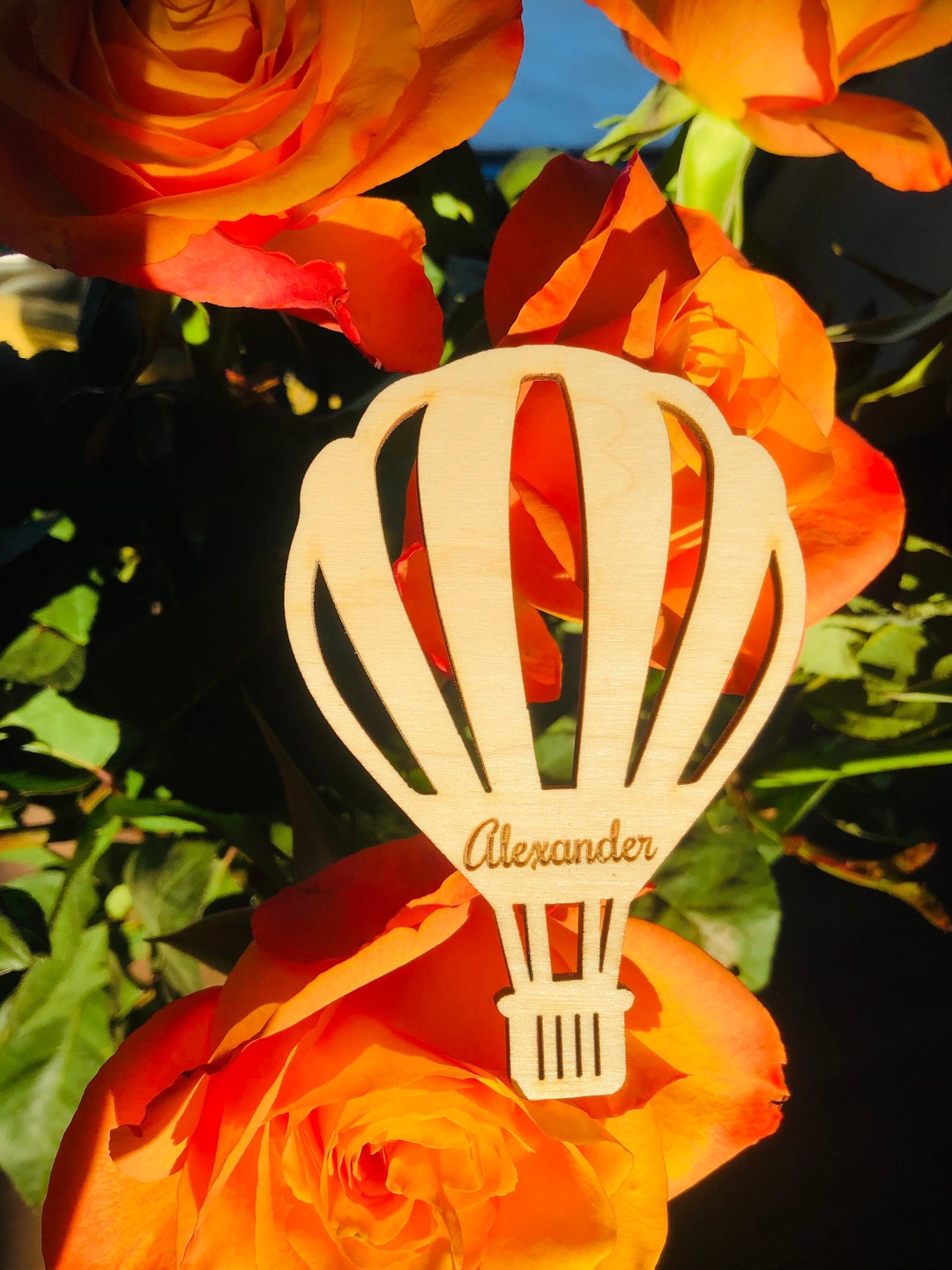 Air Balloon Place Cards,table Card Balloon,wedding Place Cards,custom ...