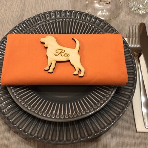 Dog Place Cards, Custom Place Cards, Engraved Animal Place Cards, Gift ...