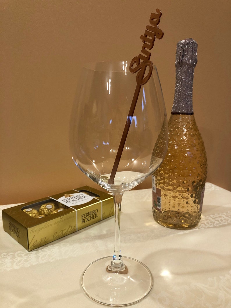 Personalised Drinks Stirrer Wedding Custom Swizzle Sticks | Etsy