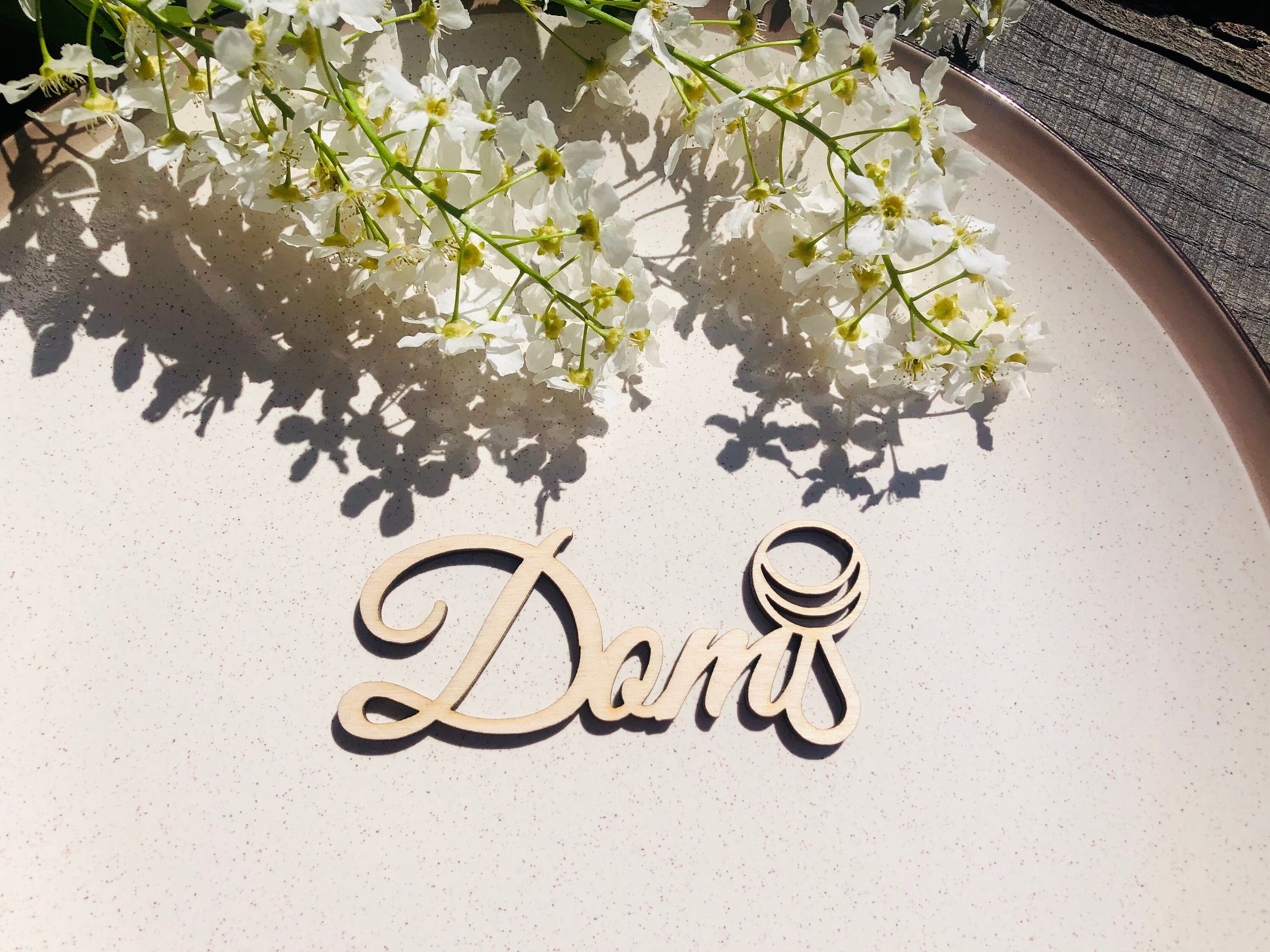 Place Cards With Baby Rattle,wedding Place Cards, Custom Laser-cut ...