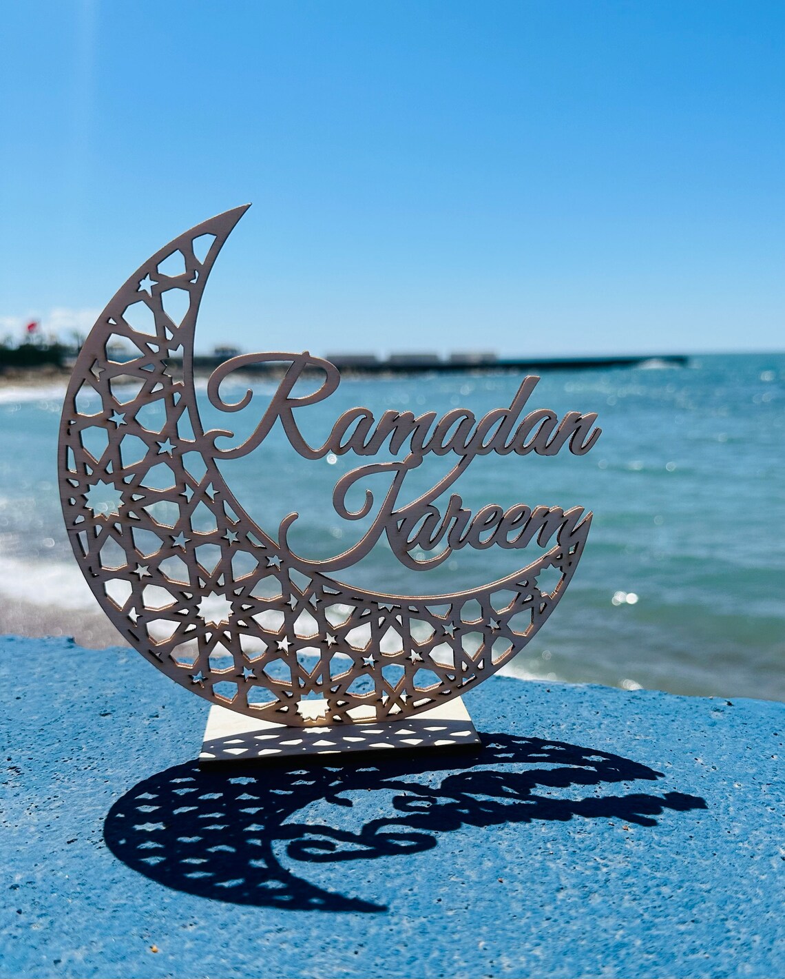Ramadan Mubarak Kareem Sign, Sign, Ramadan Wall Sign, Eid Mubarak ...