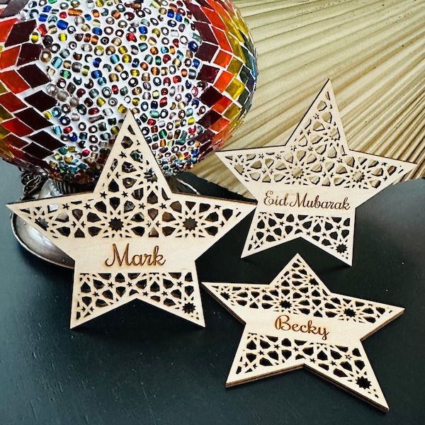 Star Place Cards - Etsy