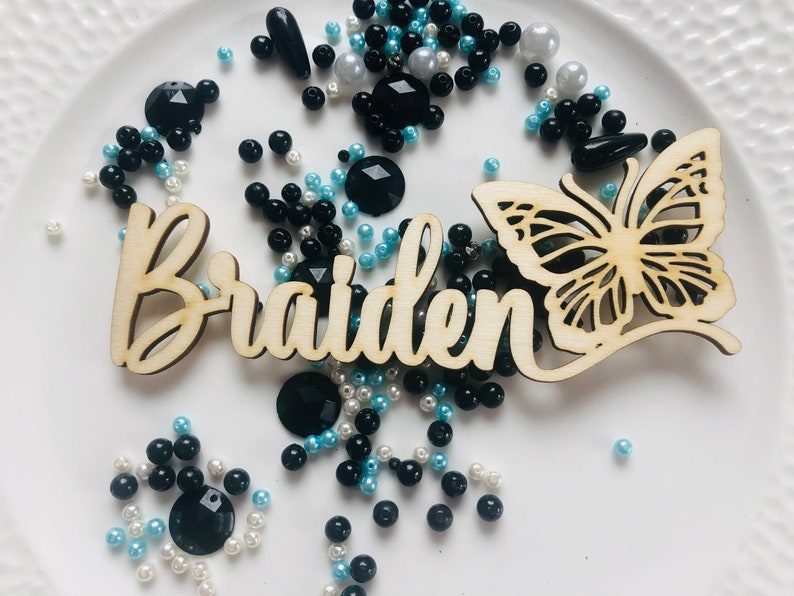 Place Cards With Butterfly, Wedding Place Cards, Custom Laser-cut Names ...