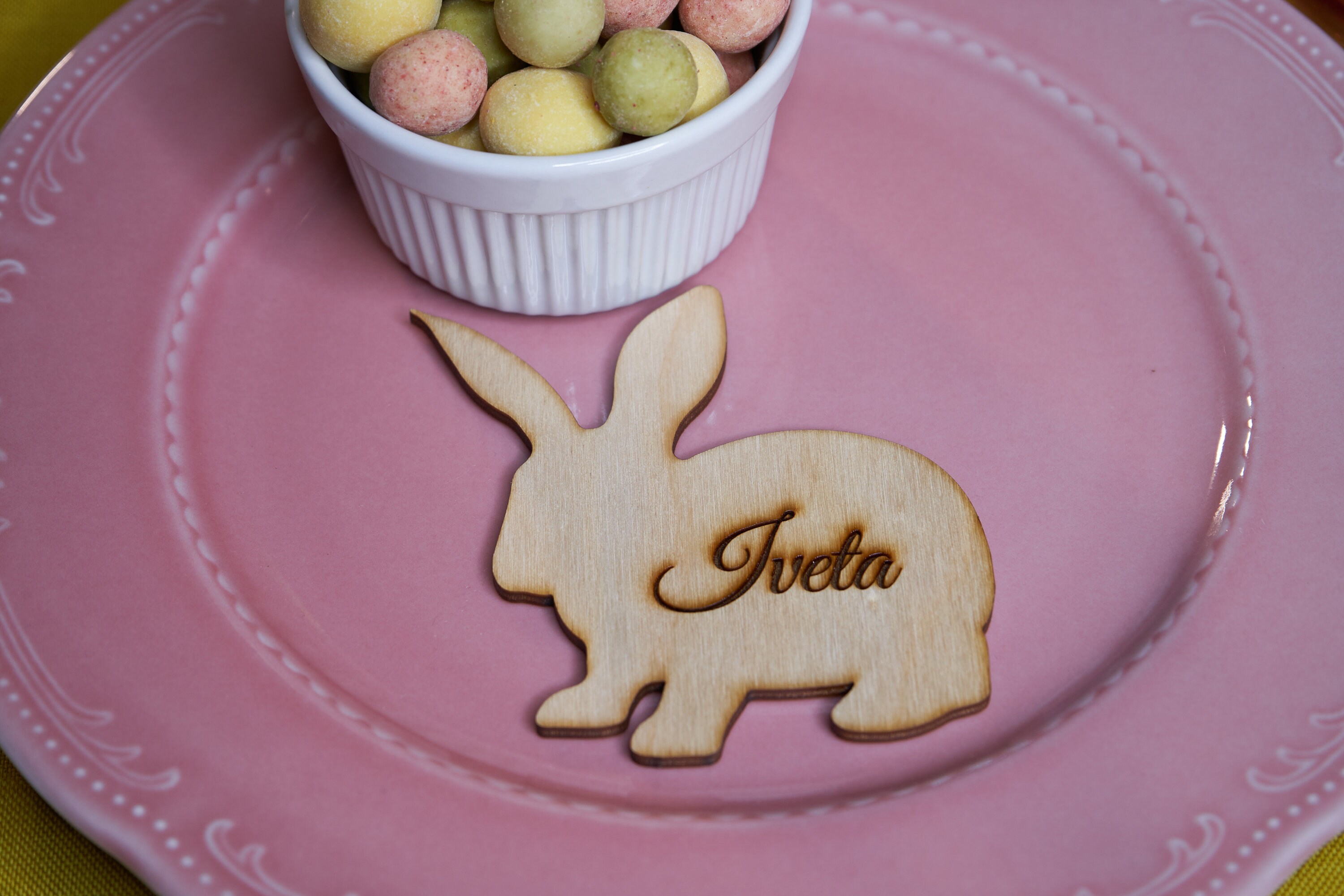 Bunny Place Cards Custom Place Cards Engraved Animal Place | Etsy