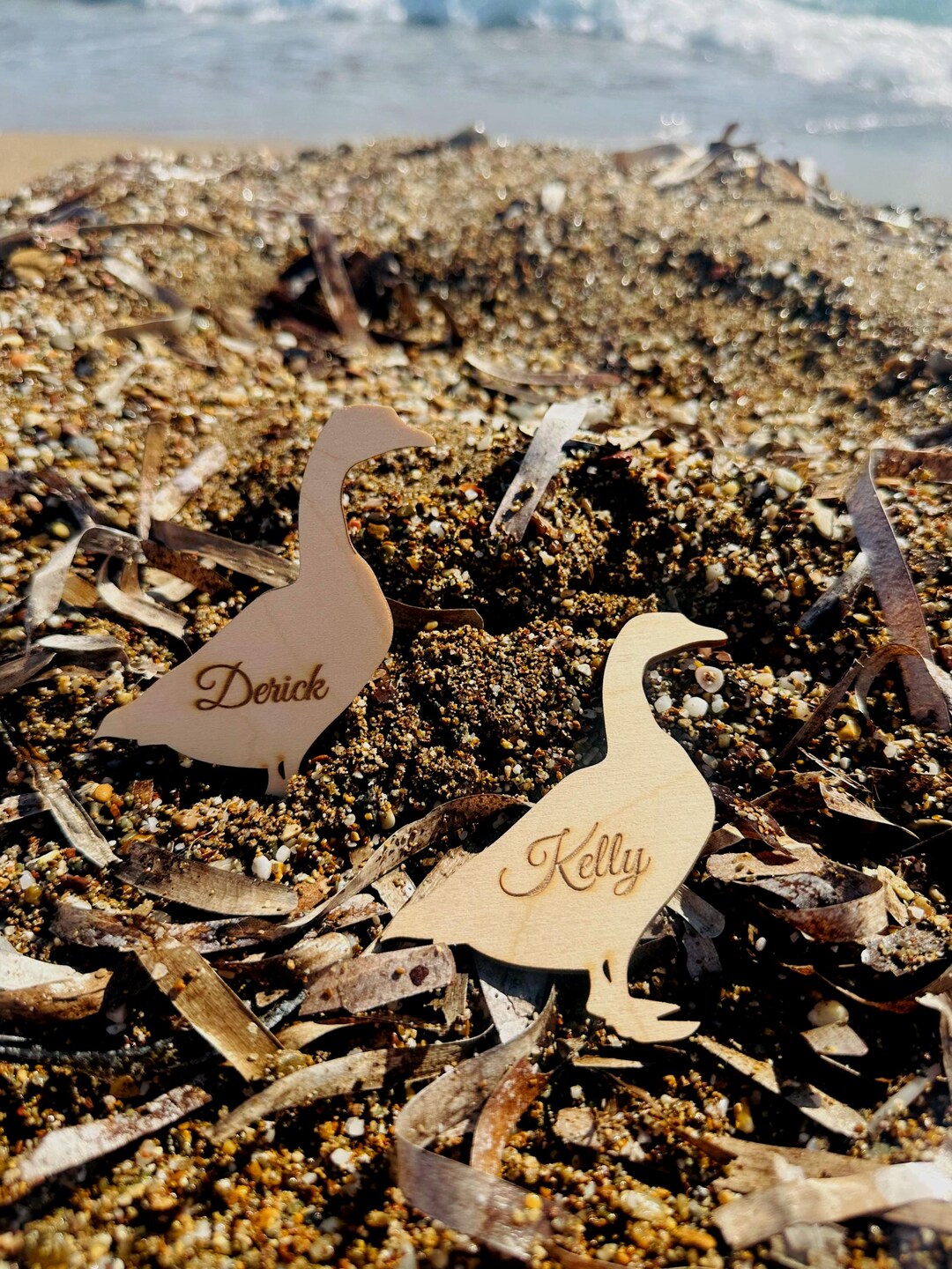 Goose Place Cards, Engraved Bird Place Card, Pet, Celebration, Duck ...