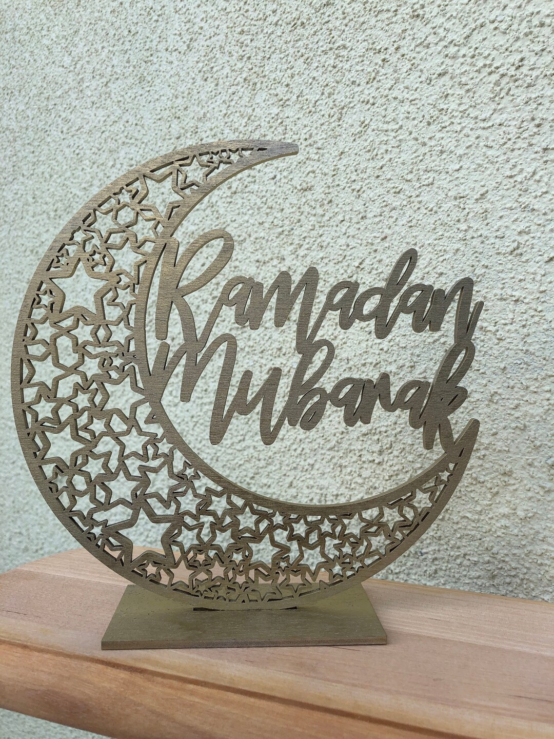 Ramadan Mubarak Sign, Sign, Ramadan Wall Sign, Eid Mubarak, Islamic ...