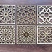 Ramadan Coasters Set of 6, Eid Decor Mubarak Coasters, Drink Coasters ...