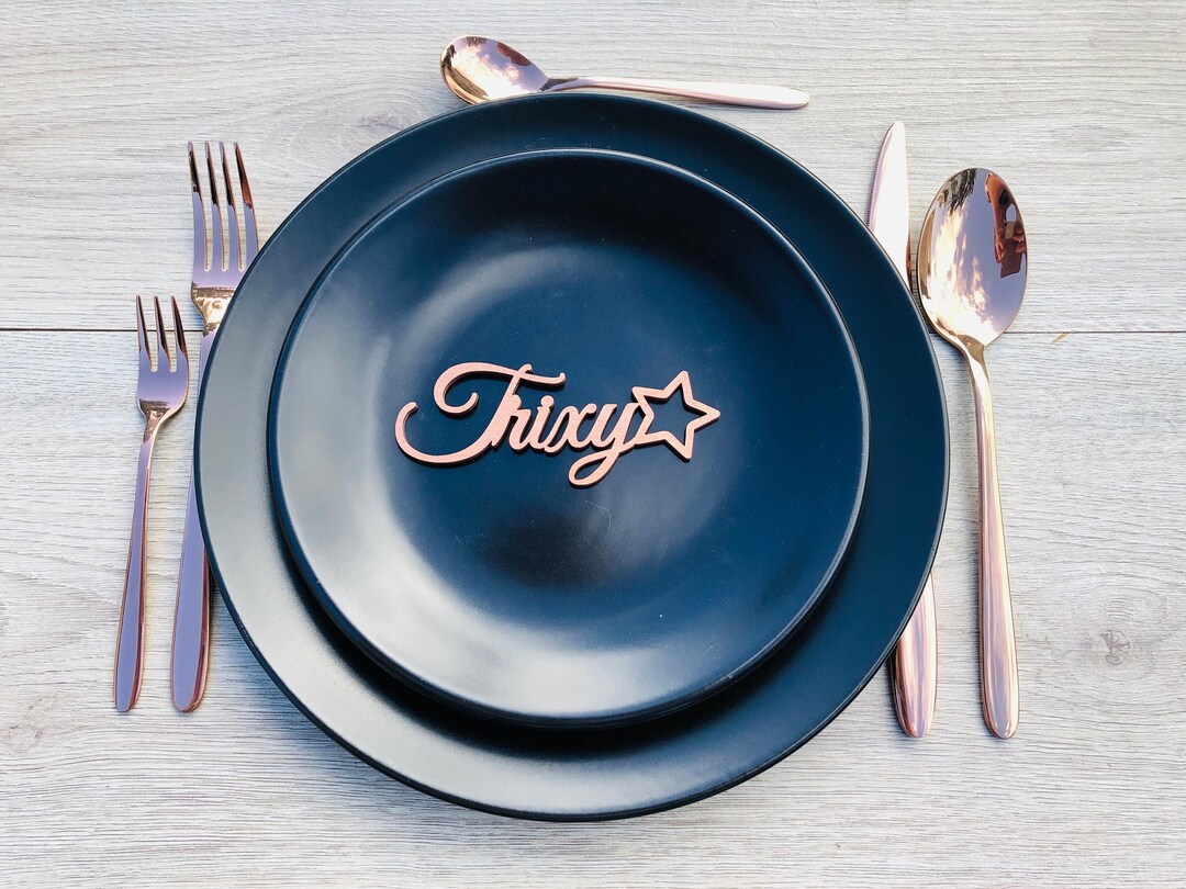 Place Cards With Star, Wedding Place Cards, Custom Laser-cut Names ...