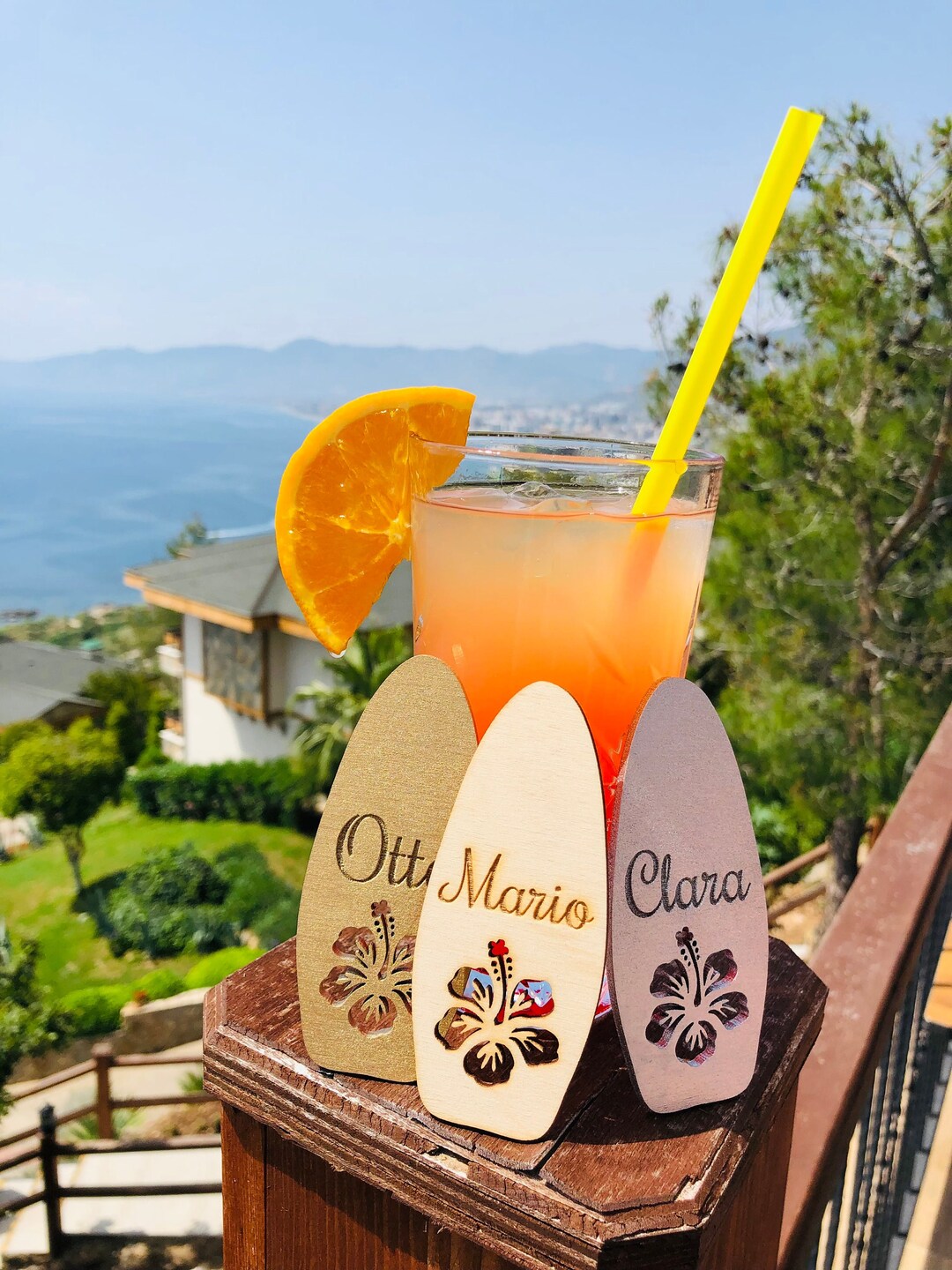 Surfboard Place Cards, the Beach, Custom Place Cards,party, Celebration ...