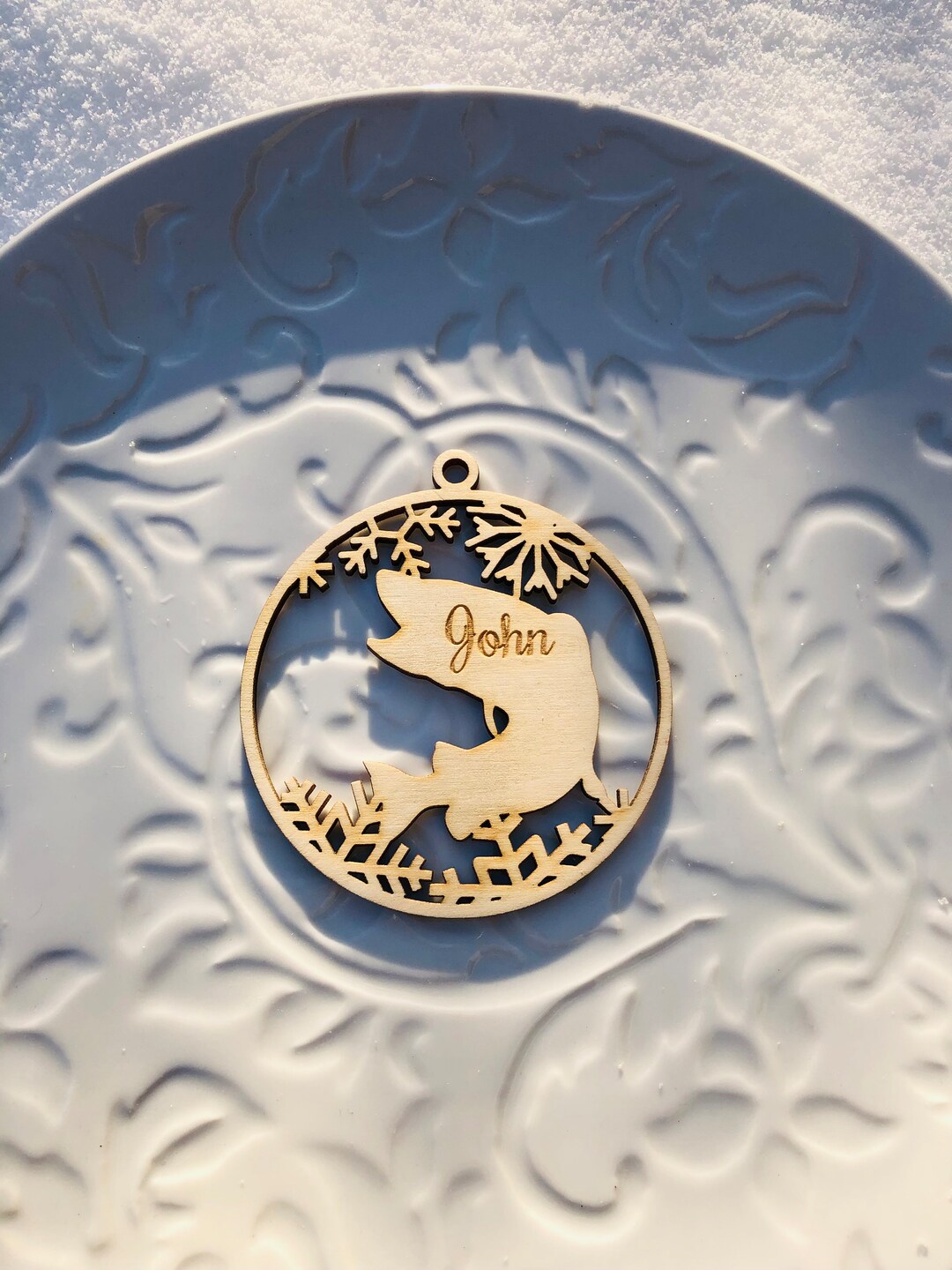 Fish Place Cards, Custom Place Cards, Custom Name Place Card, Gift ...