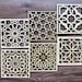 Ramadan Coasters Set of 6, Eid Decor Mubarak Coasters, Drink Coasters ...