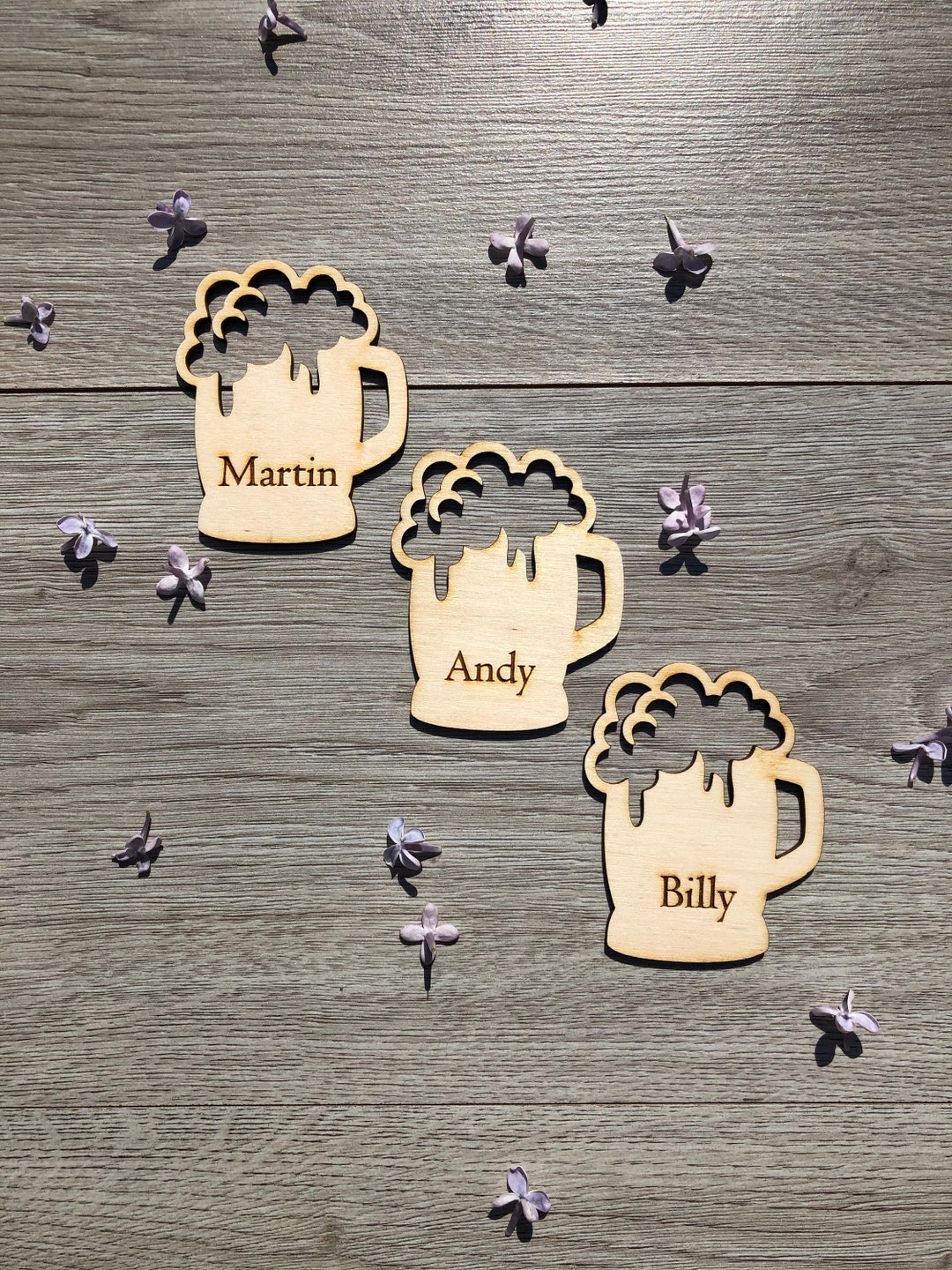 Beer Place Cards,custom Place Cards,engraved Place Cards,gift,party ...