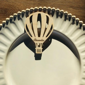 Air Balloon Place Cards,table Card Balloon,wedding Place Cards,custom ...