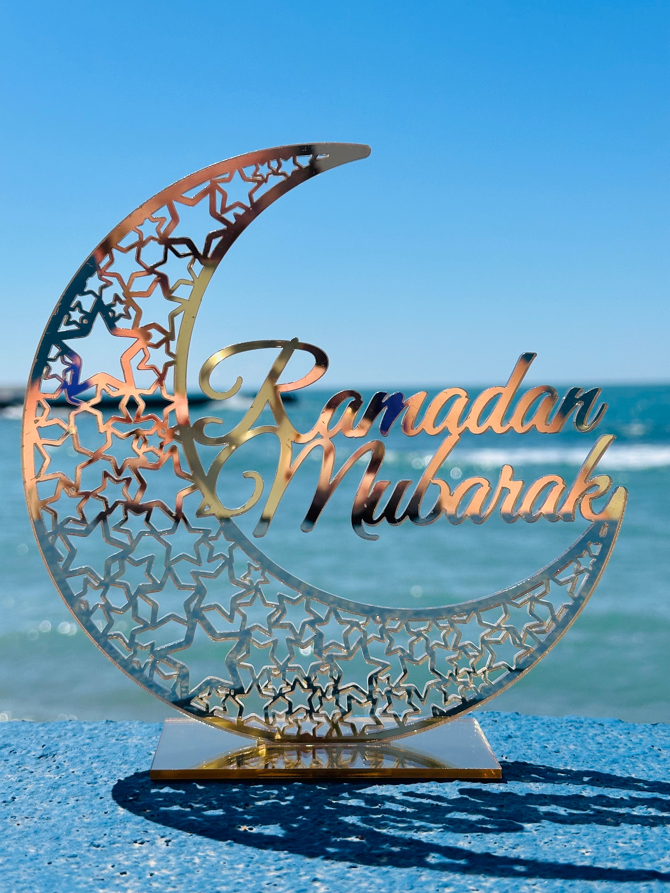 Ramadan Mubarak Sign,sign,ramadan Wall Sign,eid Mubarak,islamic Wood ...