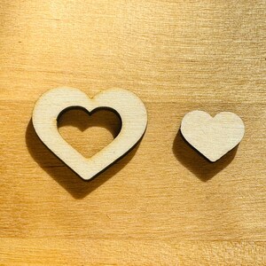Laser-cut Heart Shape, Heart Bundle, Table Decoration, Arts and Crafts ...