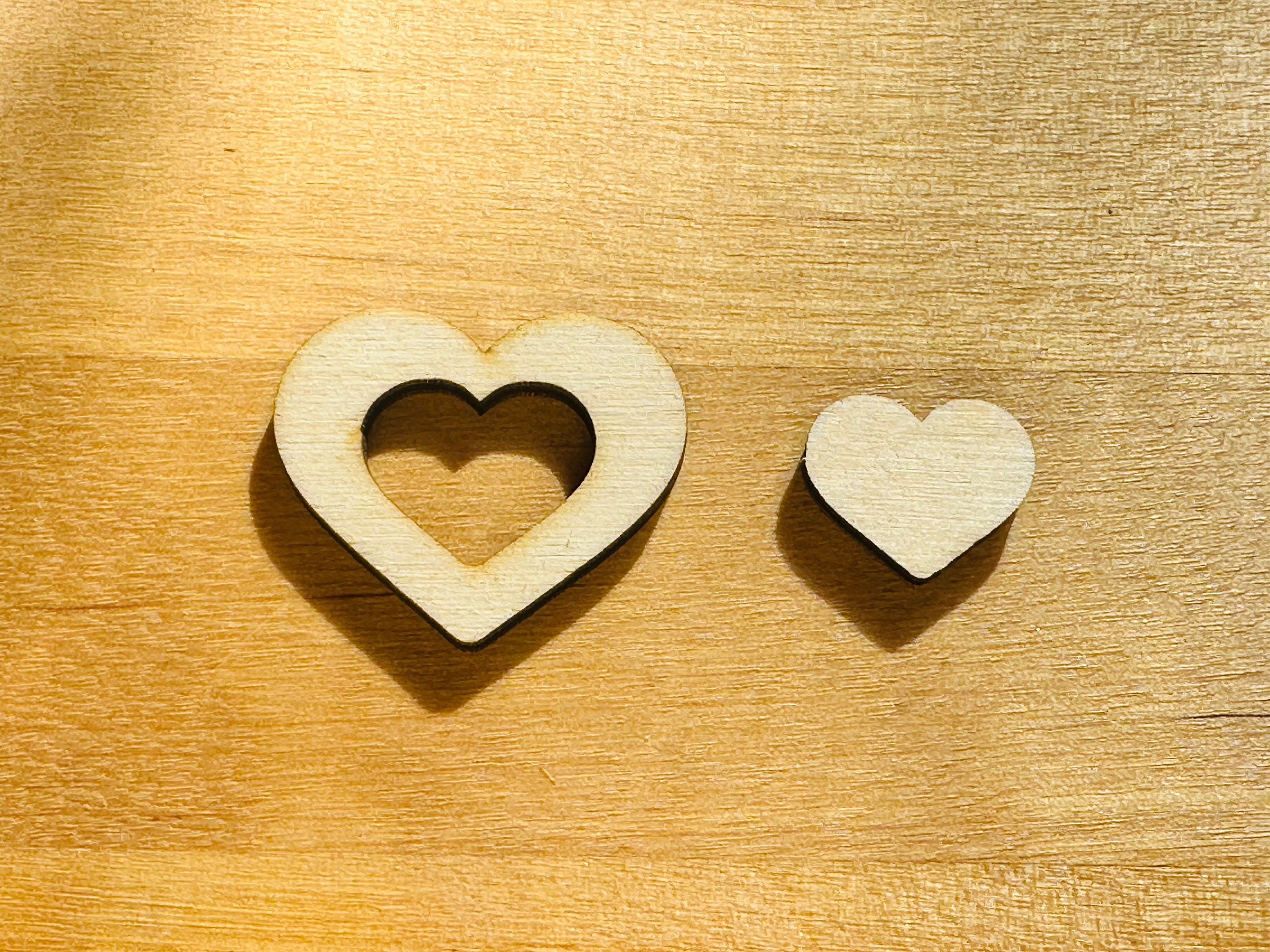 Laser-cut Heart Shape, Heart Bundle, Table Decoration, Arts and Crafts ...