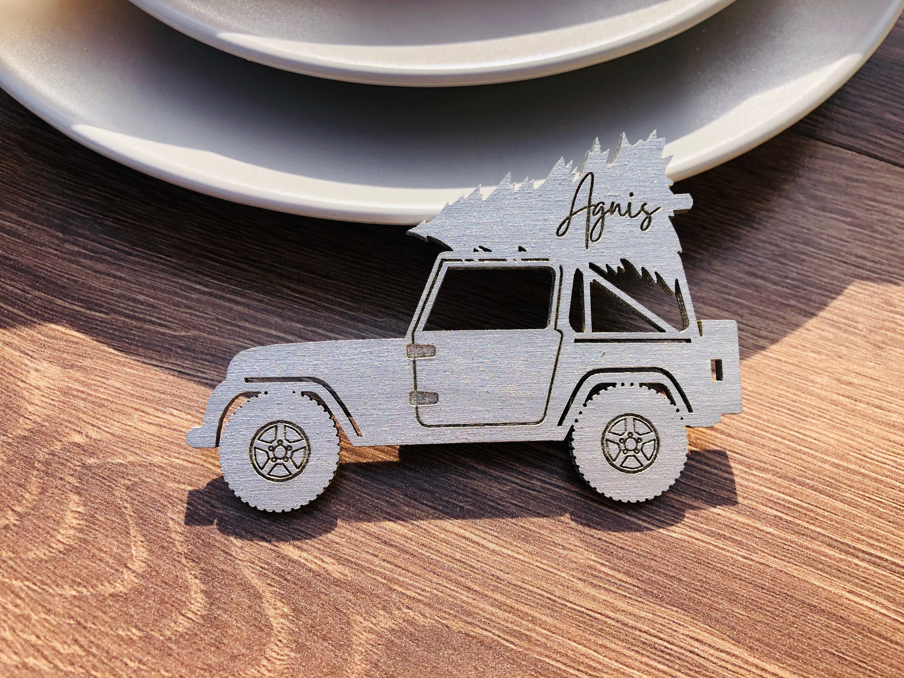 Car Place Cards, Engraved Car, Wedding Place Cards, Engraved, Laser Cut ...