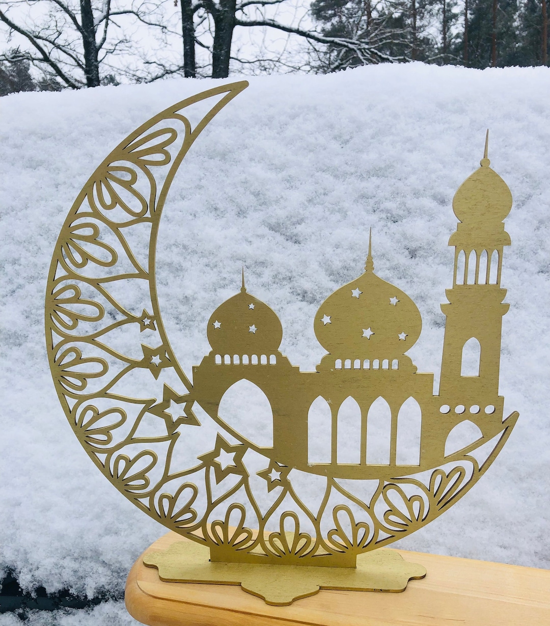 Ramadan Mubarak Sign, Sign, Ramadan Wall Sign, Eid Mubarak, Islamic ...