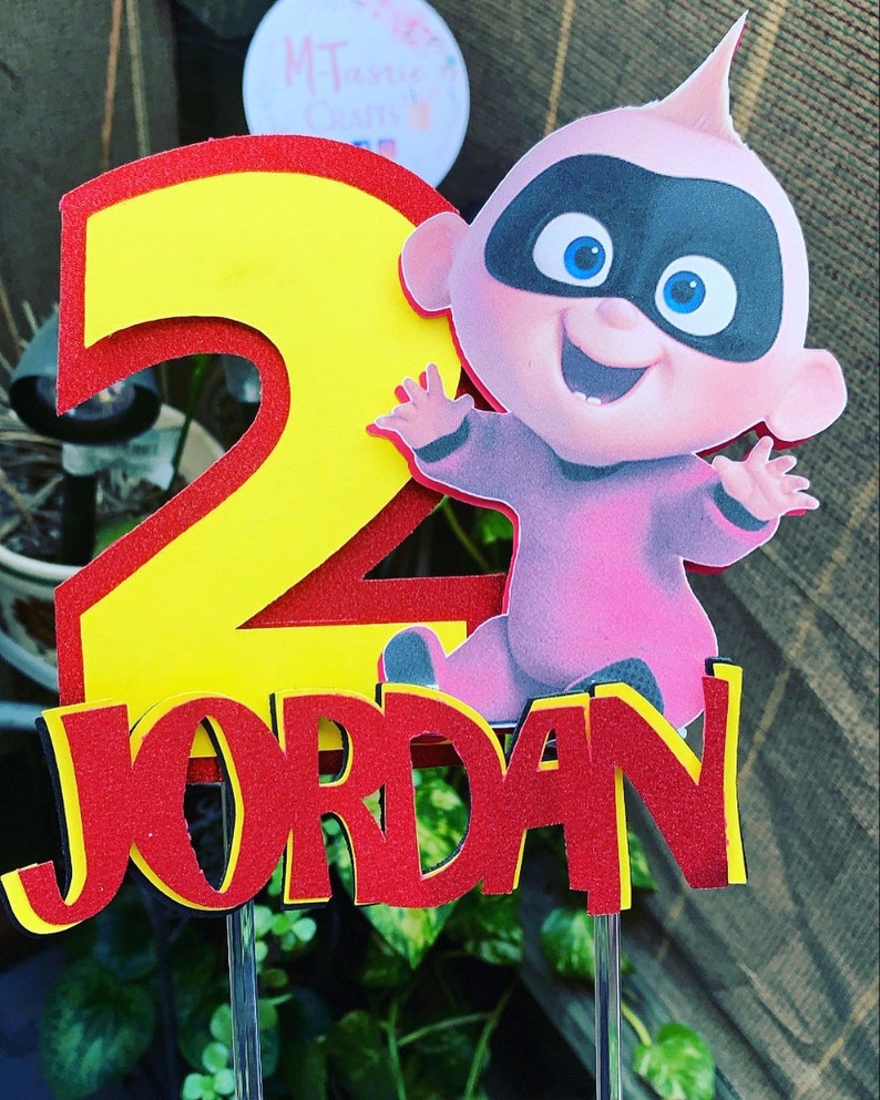Baby Jack Jack Incredibles Cake Topper - Etsy