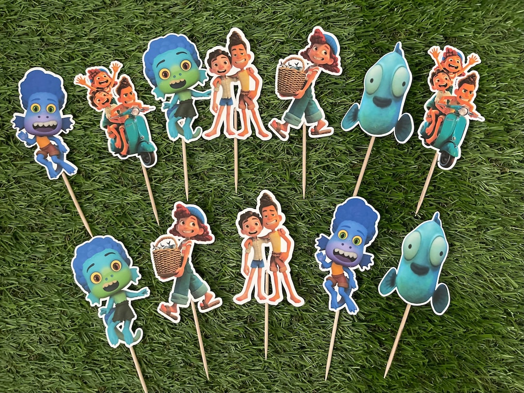 Luca Cupcake Toppers (12) - Etsy