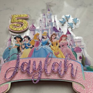 Princess Cake Topper - Etsy