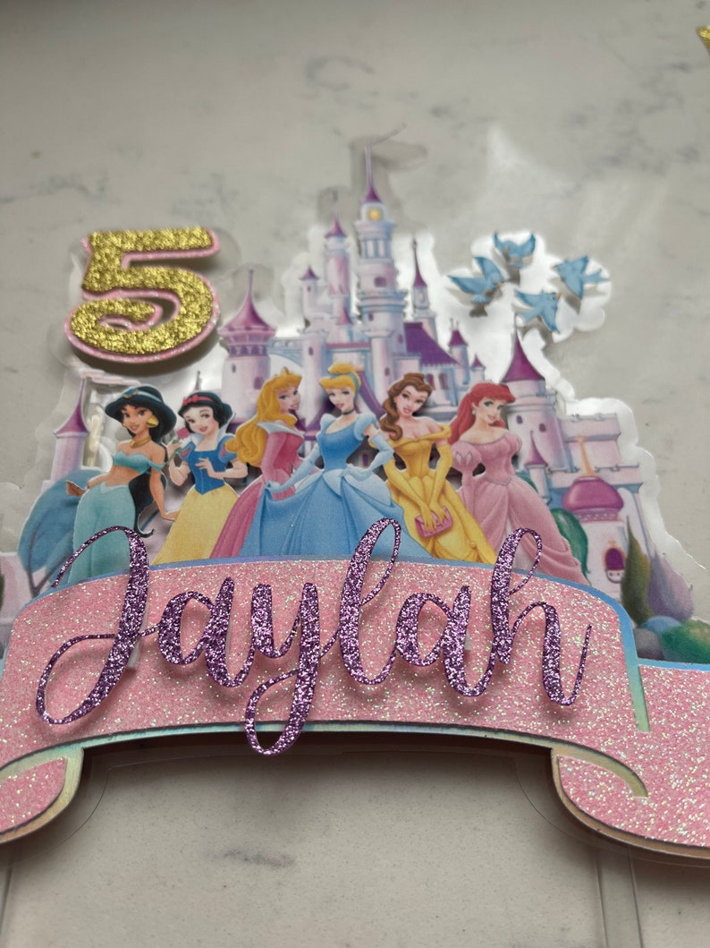 Princess Cake Topper - Etsy