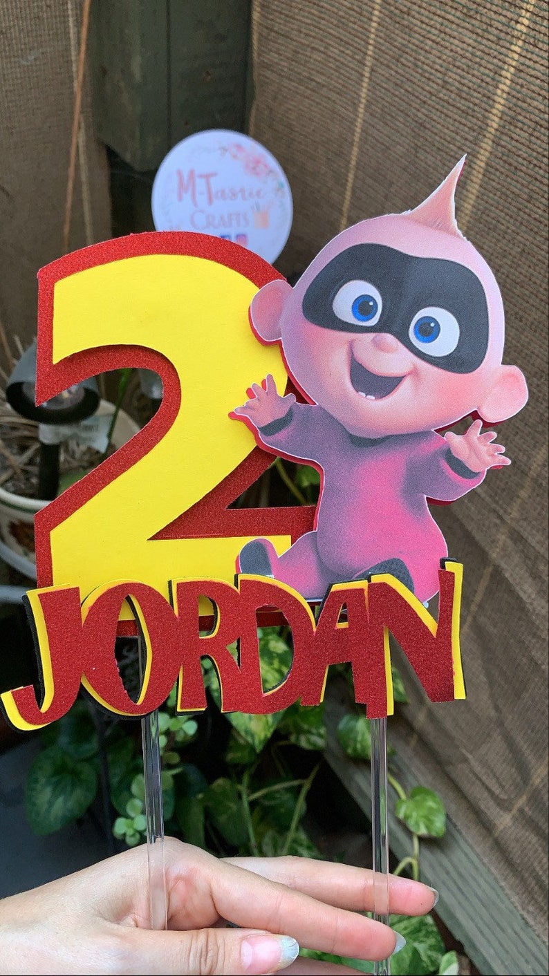 Baby Jack Jack Incredibles Cake Topper - Etsy
