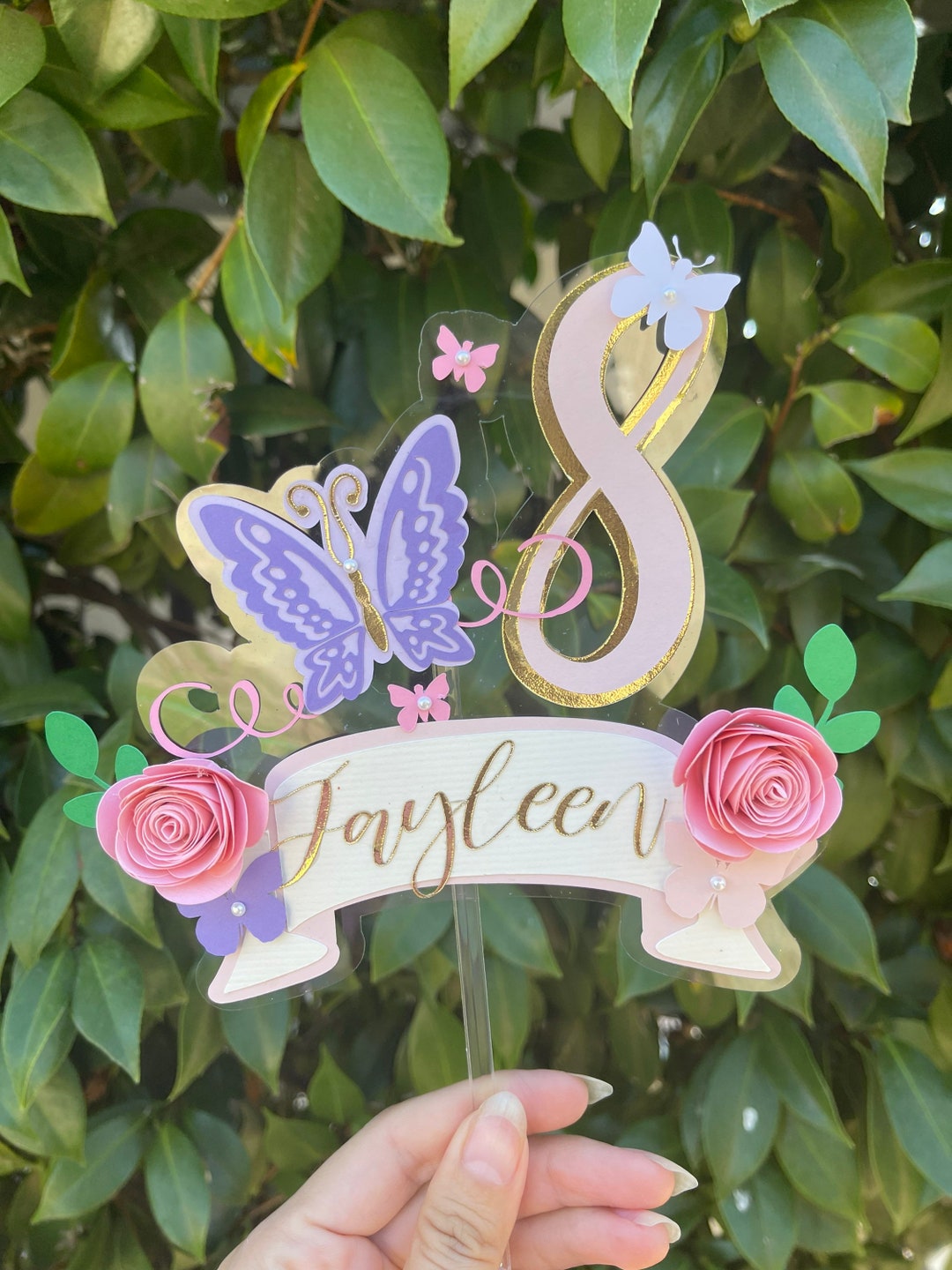 Butterfly Cake Topper - Etsy