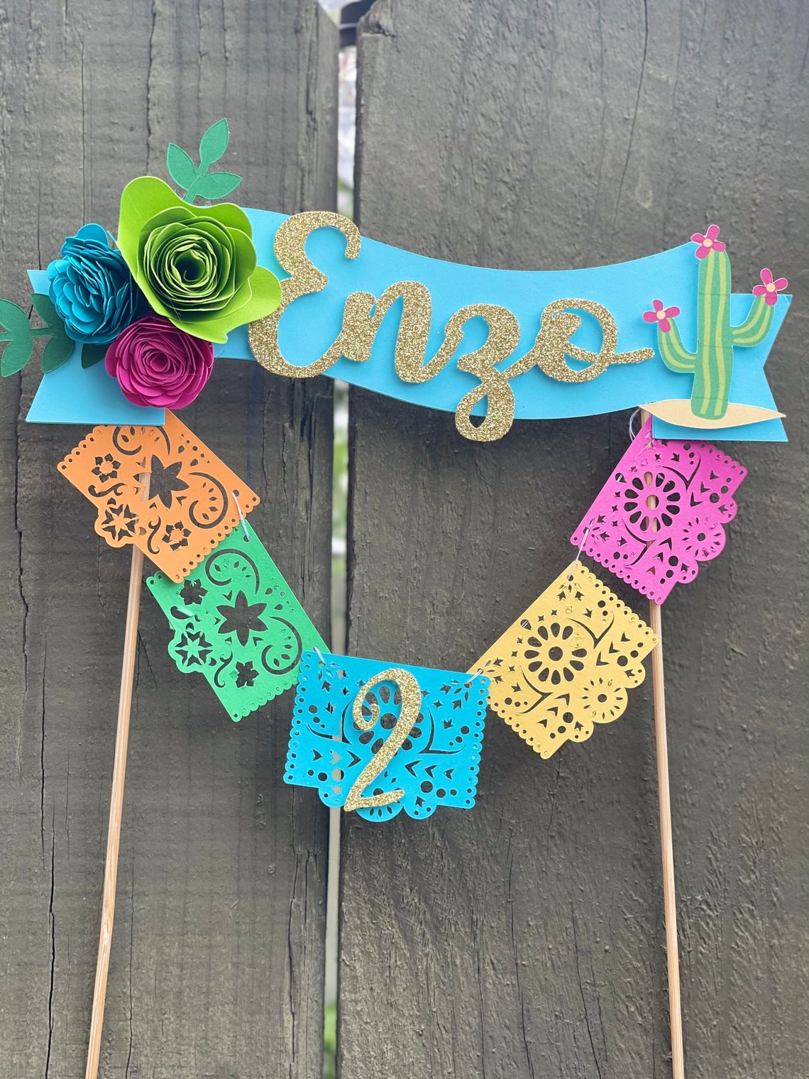 Fiesta Cake Topper | Etsy