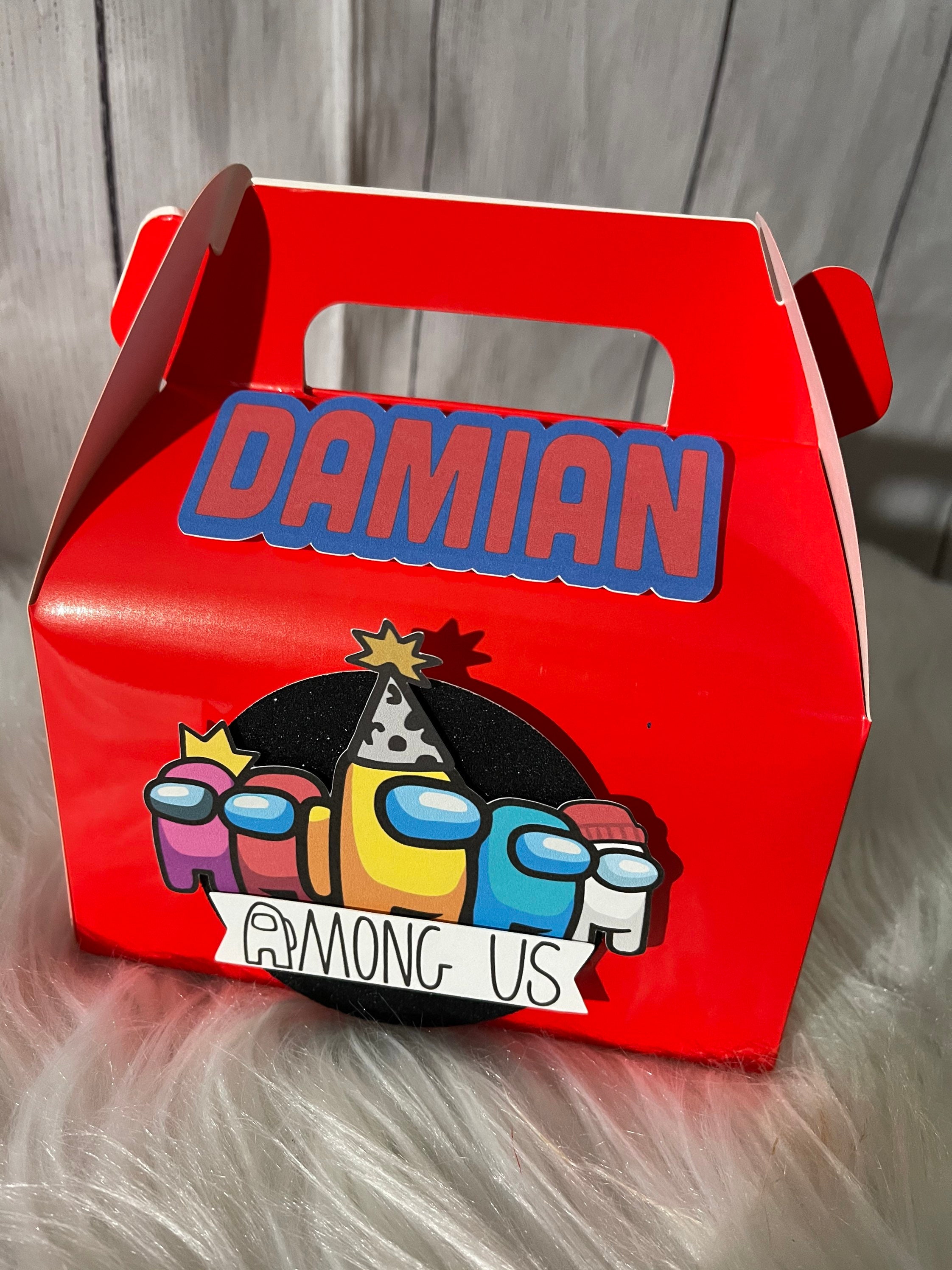 Among Us Favor Treat Candy Box 6 - Etsy