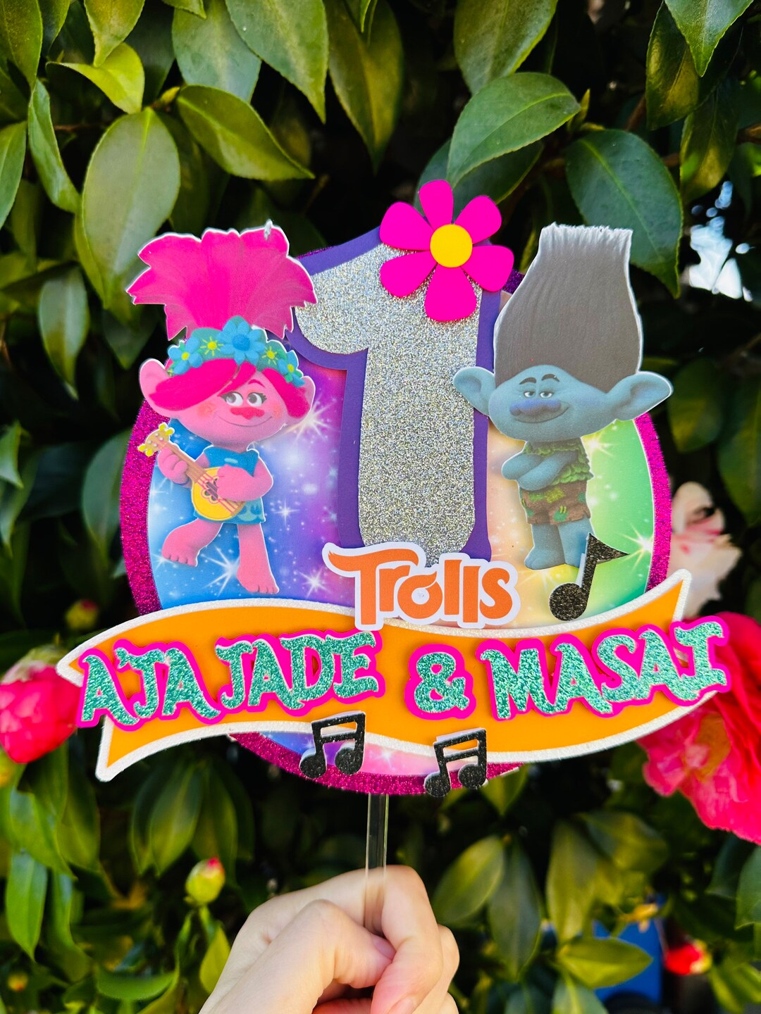 Trolls Cake Topper - Etsy